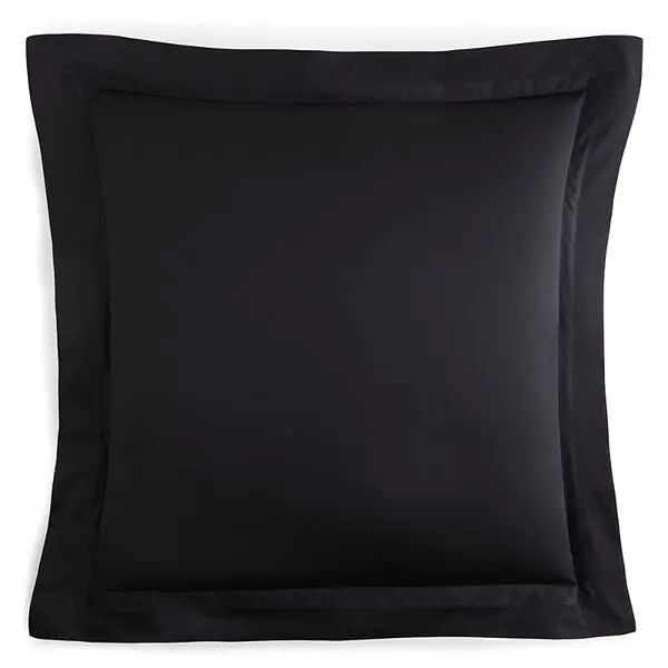 MATOUK Nocturne Sateen Euro Sham - Black