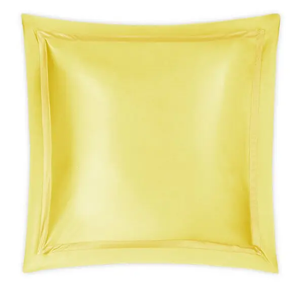 MATOUK Nocturne Sateen Euro Sham - Lemon