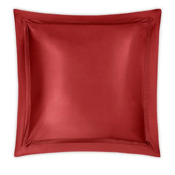 MATOUK Nocturne Sateen Euro Sham - Scarlet