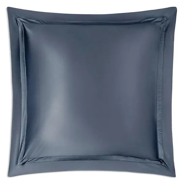 MATOUK Nocturne Sateen Euro Sham - Steel Blue