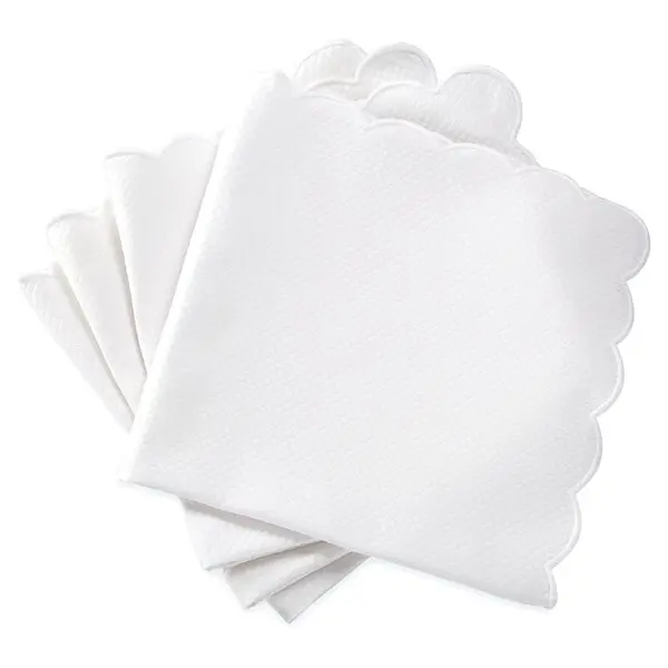 MATOUK Savannah Gardens Napkin 22 X 22, Set Of 4 - White