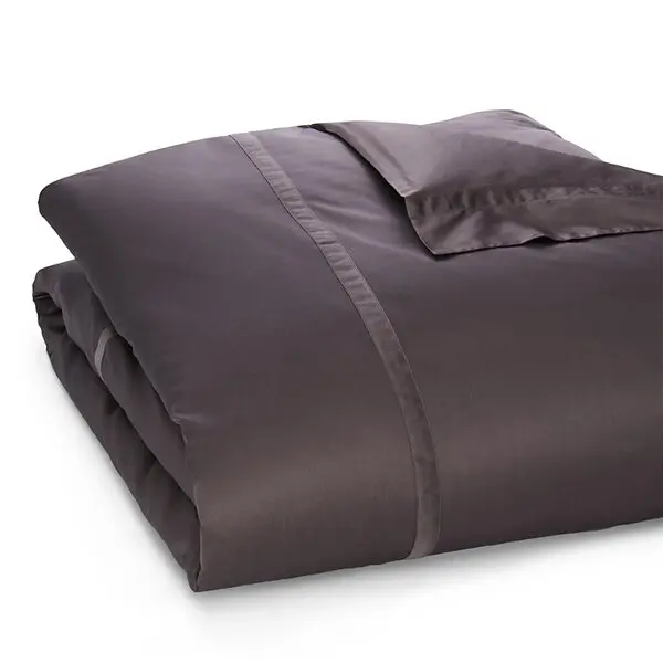MATOUK Nocturne Sateen Duvet Cover, Full/queen - Charcoal