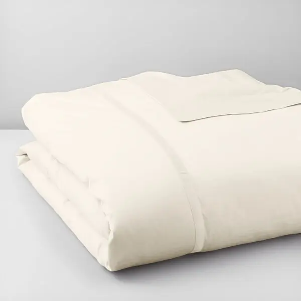 MATOUK Nocturne Sateen Duvet Cover, Full/queen - Ivory