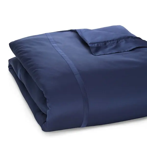 MATOUK Nocturne Sateen Duvet Cover, Full/queen - Navy