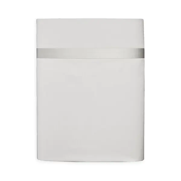 MATOUK Nocturne Sateen Flat Sheet, Full/queen - Silver