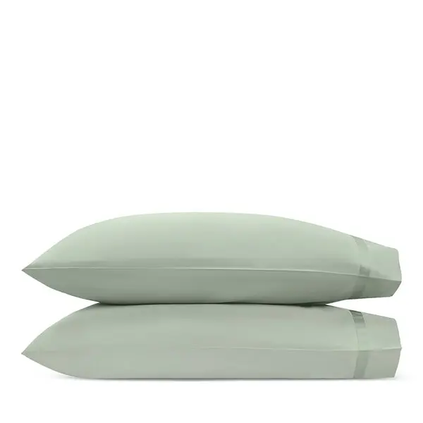 MATOUK Nocturne Sateen King Pillowcase, Pair - Celadon