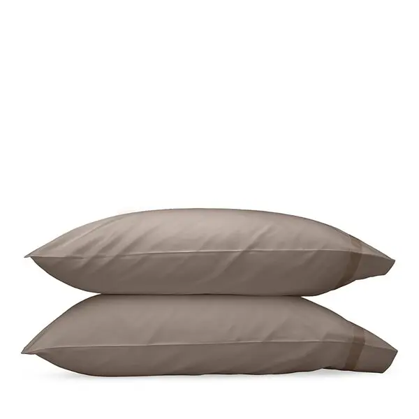 MATOUK Nocturne Sateen King Pillowcase, Pair - Mocha