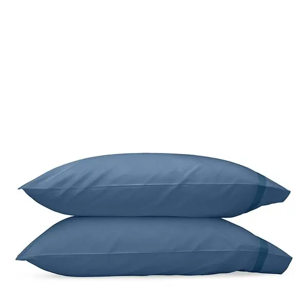 MATOUK Nocturne Sateen King Pillowcase, Pair - Sea