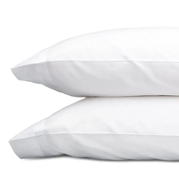 MATOUK Nocturne Sateen King Pillowcase, Pair - White