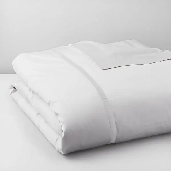 MATOUK Nocturne Sateen Duvet Cover, King - Silver