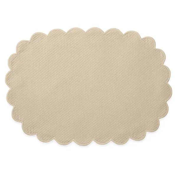 MATOUK Savannah Gardens Placemat 13 X 19 Oblong, Set Of 4 - Linen/linen