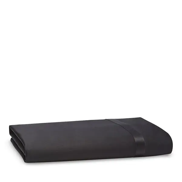 MATOUK Nocturne Sateen Flat Sheet, King - Black