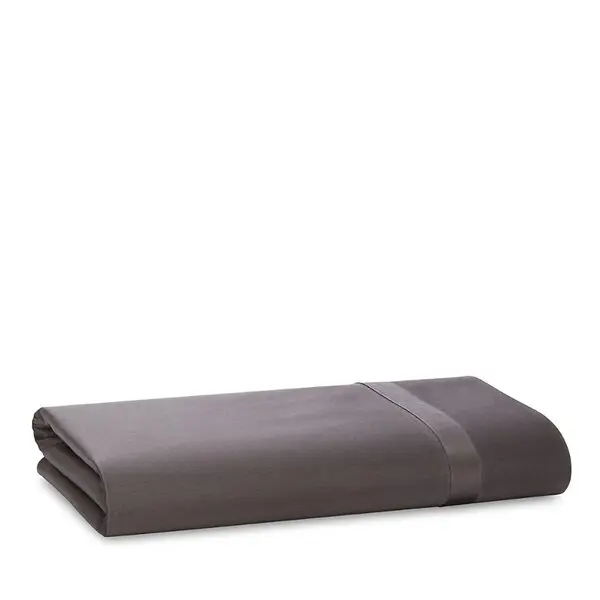 MATOUK Nocturne Sateen Flat Sheet, King - Charcoal