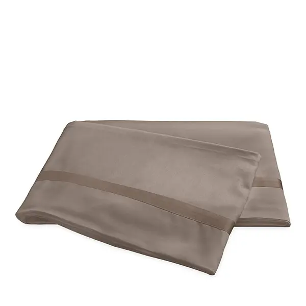 MATOUK Nocturne Sateen Flat Sheet, King - Mocha