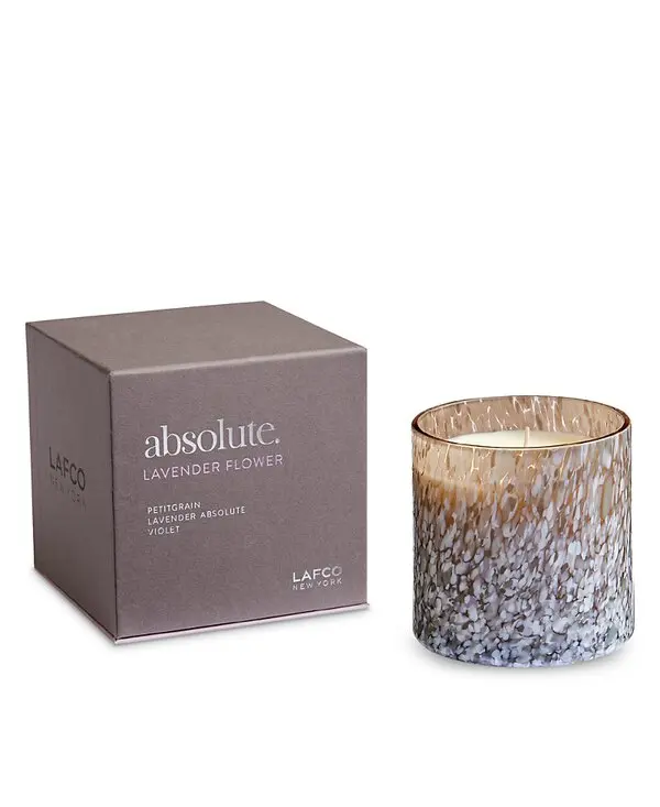 LAFCO Lavender Flower Absolute Signature Candle, 15.5 Oz - Gray