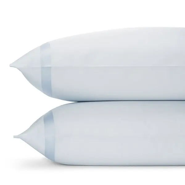 MATOUK Nocturne Sateen Pillowcase, Pair - Blue