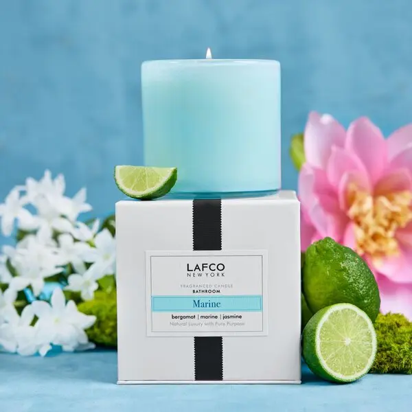 LAFCO NEW YORK Marine Signature Candle, 15.5 Oz - Light Blue