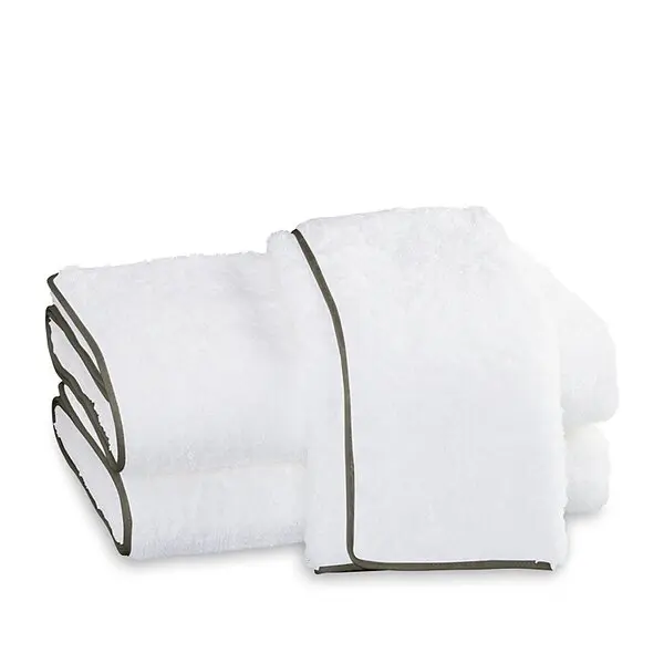 MATOUK Cairo Bath Sheet - White/smoke