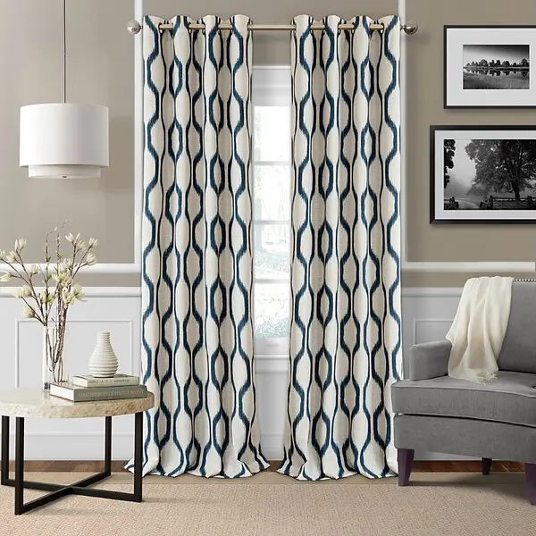 ELRENE HOME FASHIONS Renzo Blackout Window Panel, 52 X 84 - Indigo