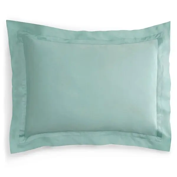 MATOUK Nocturne Sateen Standard Sham - Aquamarine