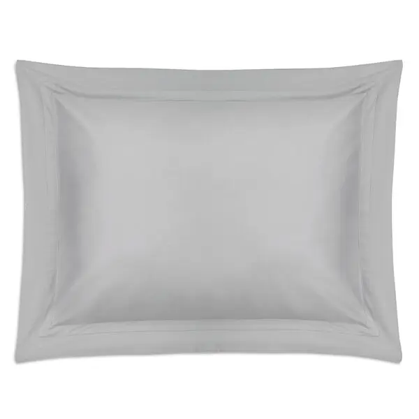 MATOUK Nocturne Sateen Standard Sham - Silver