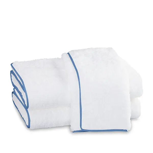 MATOUK Cairo Fingertip Towel - White/azure