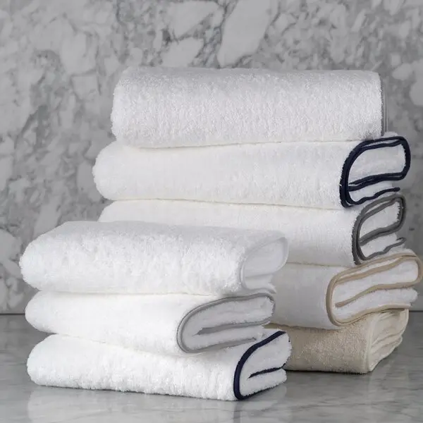 MATOUK Cairo Hand Towel - White/smoke