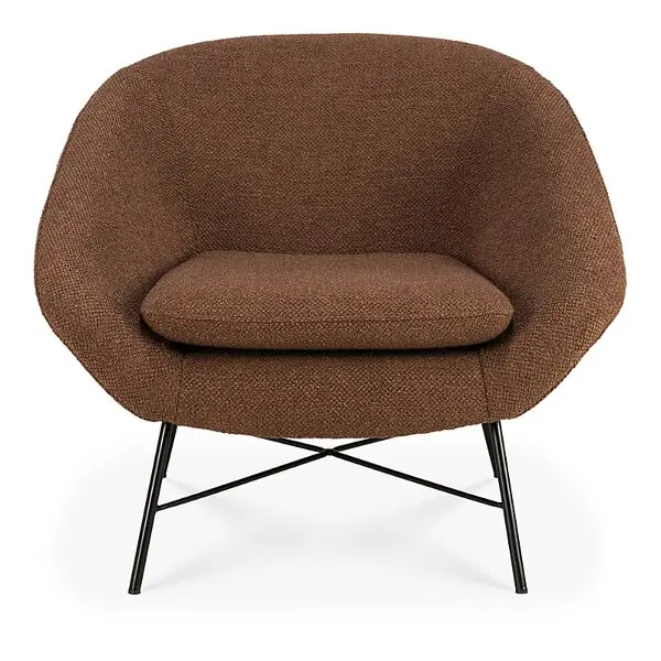 ETHNICRAFT Barrow Lounge Chair - Copper