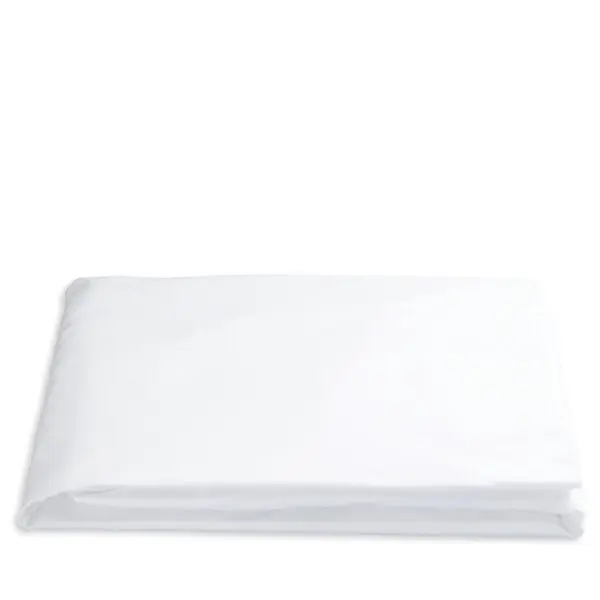 MATOUK Positano Wrinkle-free Fitted Sheet, Twin Xl - White