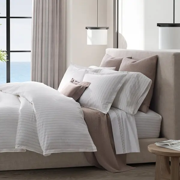 MATOUK Amalfi Full/queen Duvet Cover - Dune