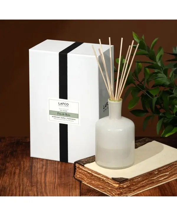 LAFCO Feu De Bois Signature Diffuser, 15 Oz - White