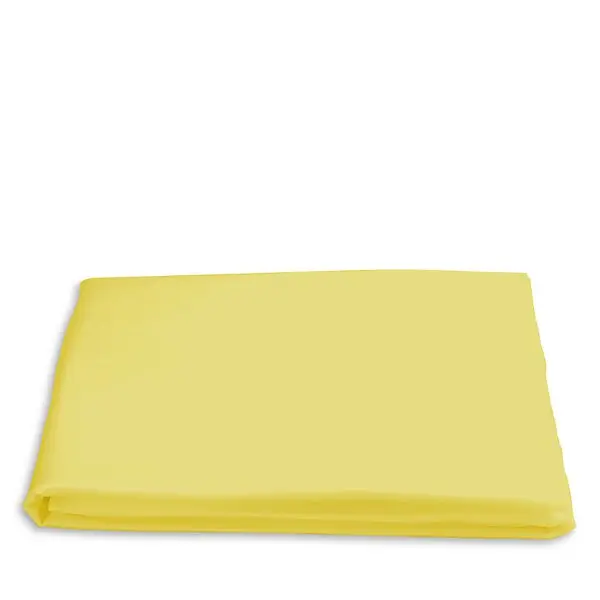 MATOUK Nocturne Sateen Fitted Sheet, King - Lemon