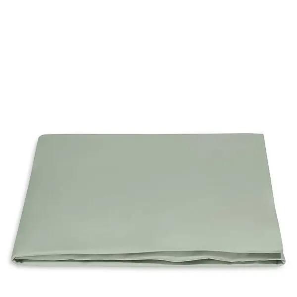 MATOUK Nocturne Sateen Fitted Sheet, Queen - Celadon