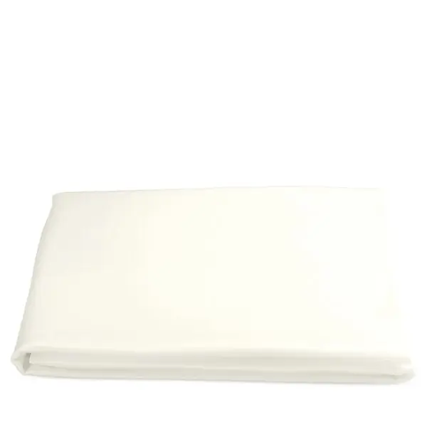 MATOUK Nocturne Sateen Fitted Sheet, Queen - Ivory