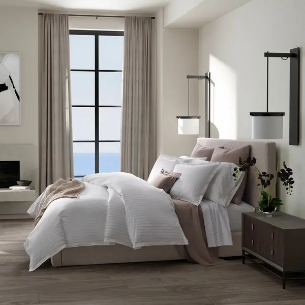 MATOUK Amalfi Queen Fitted Sheet - Dune