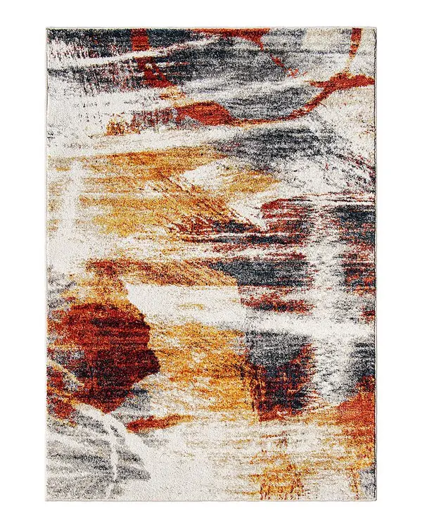 ORIAN Gemstones Desert Canvas Area Rug, 6'7 X 9'6 - Multi