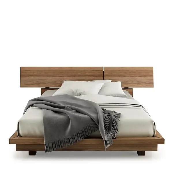 HUPPE Swan Queen Bed - Light Natural Walnut
