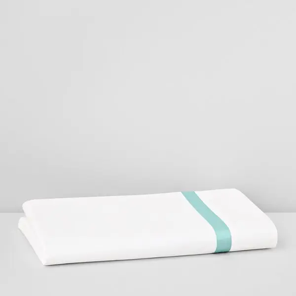MATOUK Lowell Flat Sheet, King - Lagoon