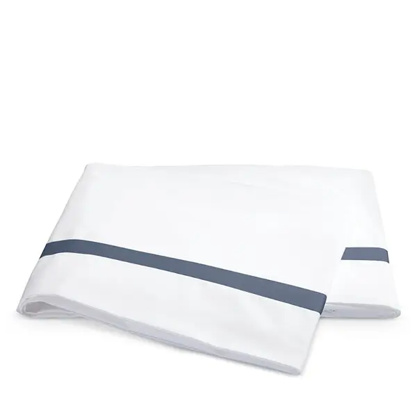 MATOUK Lowell Flat Sheet, King - Steel Blue