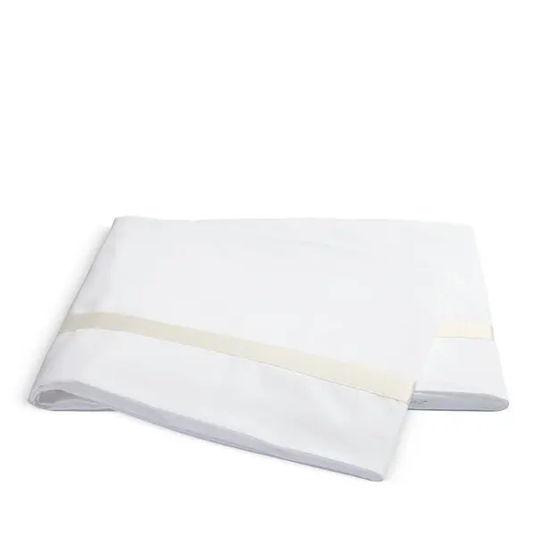 MATOUK Lowell Flat Sheet, Full/queen - Ivory