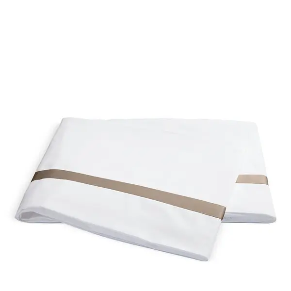 MATOUK Lowell Flat Sheet, Full/queen - Khaki