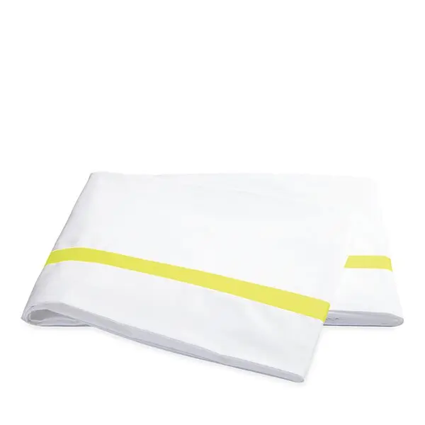 MATOUK Lowell Flat Sheet, Full/queen - Lemon