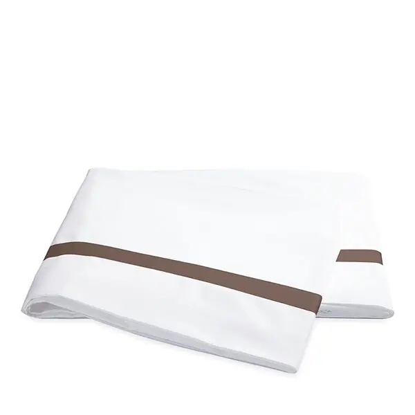 MATOUK Lowell Flat Sheet, Full/queen - Mocha