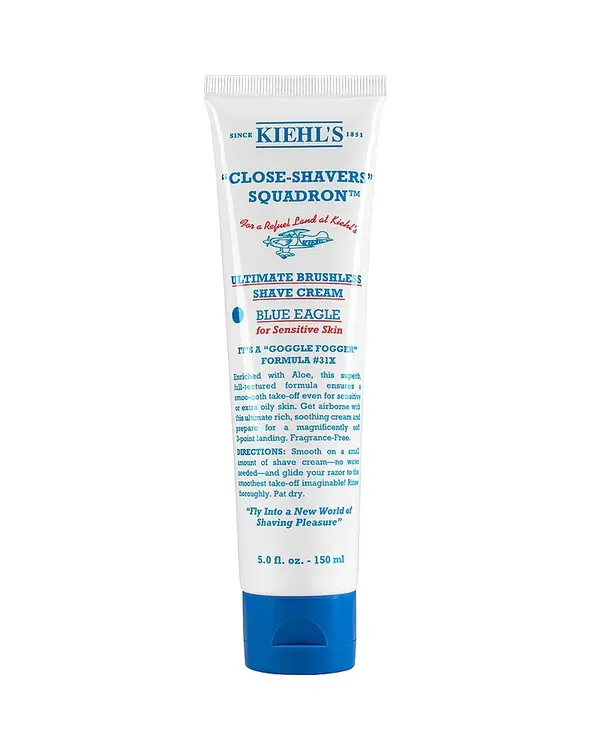 KIEHL'S SINCE 1851 Ultimate Brushless Shave Cream, Blue Eagle 5 Oz - No Color
