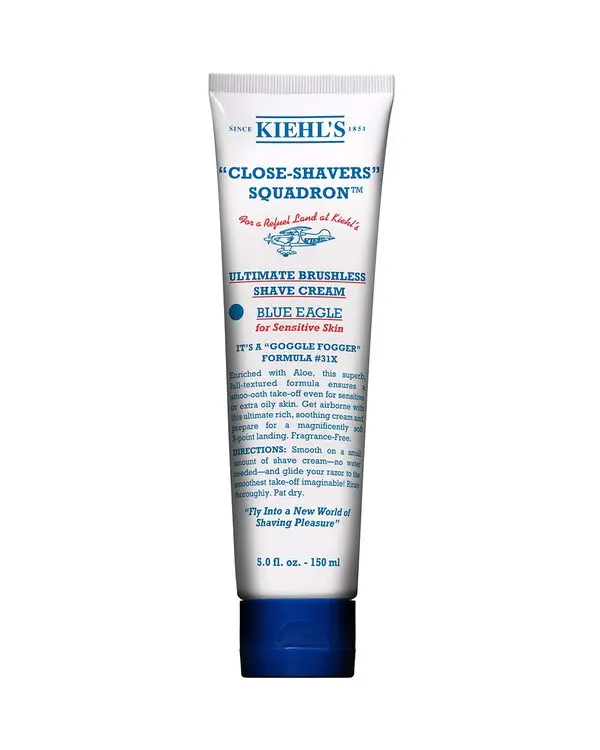 KIEHL'S SINCE 1851 Ultimate Brushless Shave Cream, Blue Eagle 5 Oz - No Color