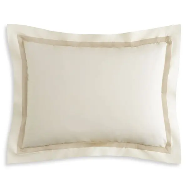 MATOUK Lowell Standard Sham - Ivory/champagne