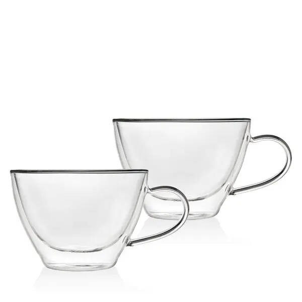 GODINGER Double Walled Glass Cappuccino Mug