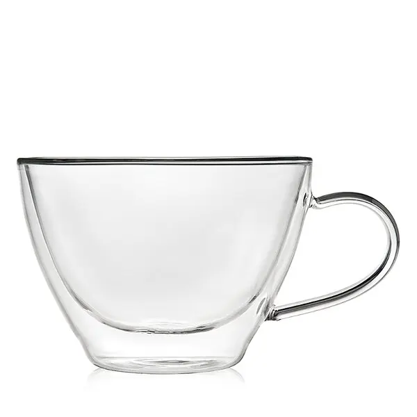 GODINGER Double Walled Glass Cappuccino Mug - Clear
