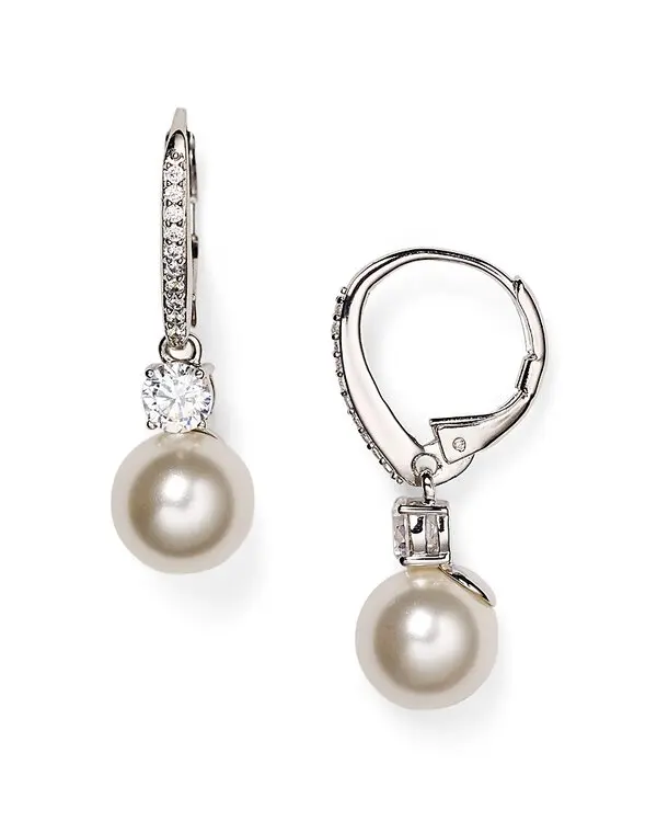 Nadri Drop Earrings - Silver