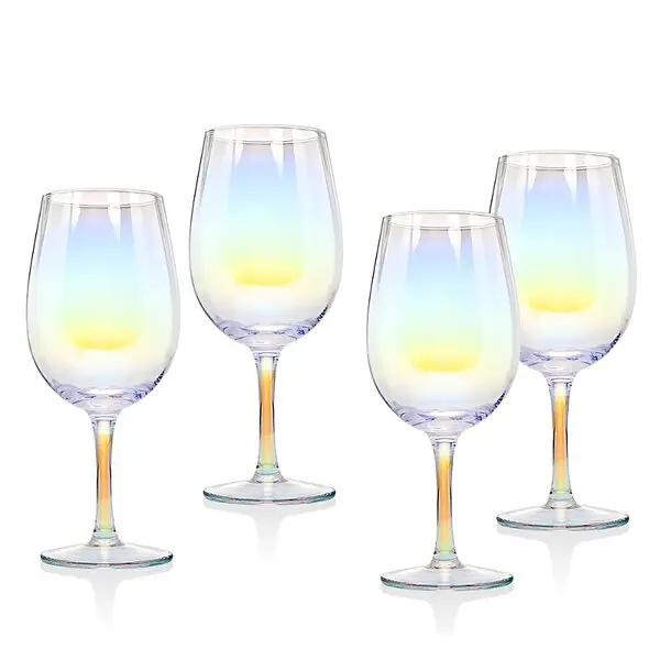 GODINGER Monterey Goblets, Set Of 4 - Clear